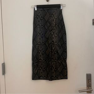 Commando | Skirts | Commando Faux Leather Animal Midi Skirt In Color ...